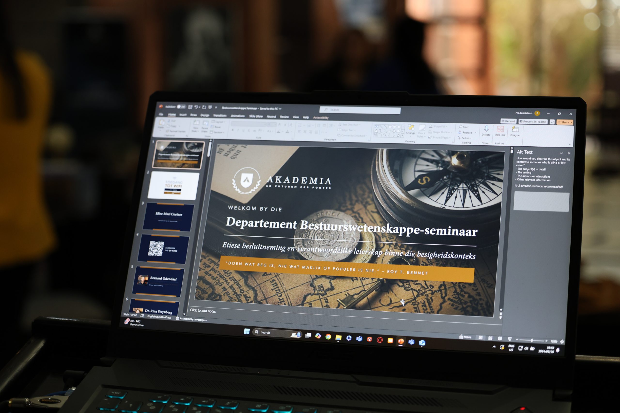 Akademia-seminaar fokus op etiese besluitneming en verantwoordbare ...